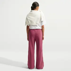 Nike Studio Fleece Medium Weight Mid-rise Wide-leg Pants
