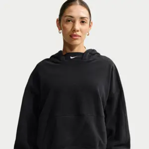 Nike One Therma-fit Oversized Pullover Hoodie - Black