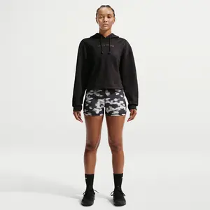 Nike Pro 3" Mid-rise Printed Biker Shorts - Black