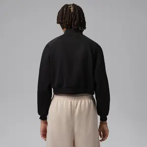 JORDAN Brooklyn 1/4-zip Cropped Top