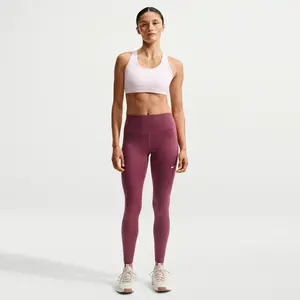 Nike One Therma-fit High-waisted Full-length Leggings - Red