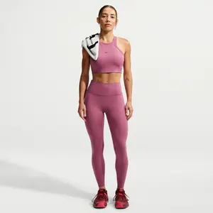 Nike Universa High-waisted 7/8 Leggings With No Front Seam - Red
