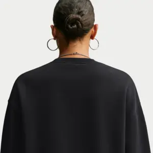 Nike Studio Fleece Medium Weight Oversized Embossed Crew