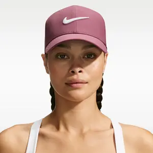 Nike Dri-fit Club Structured Swoosh Cap - Red