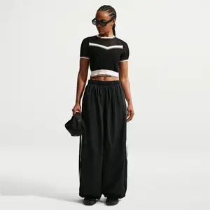 Nike Sportswear Oversized High-waisted Balloon Track Pants - Black