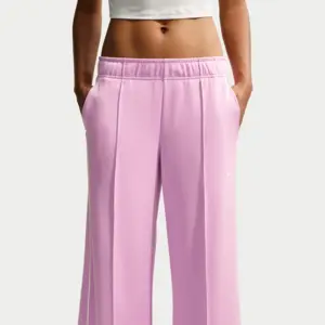 Nike Mid-rise Wide-leg Track Pants - Pink