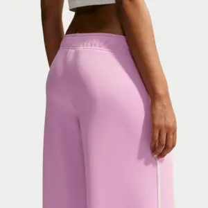 Nike Mid-rise Wide-leg Track Pants - Pink