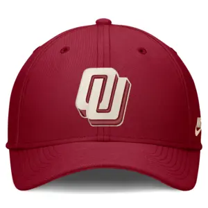 Nike Oklahoma Legacy Rise Vintage College Baseball Cap - Red