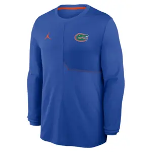 Nike Florida Sideline Coach Jordan Brand Dri-fit College Long-sleeve Top - Blue