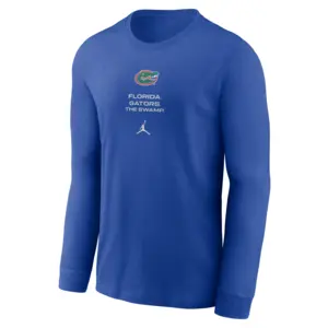Nike Jordan Brand Florida Gators Dri-fit College Long-sleeve T-shirt - Blue