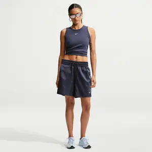 Nike Sportswear Chill Lace Loose Mid-rise Shorts - Grey