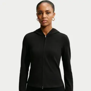Nike Chill Knit Slim Full-zip Top - Black