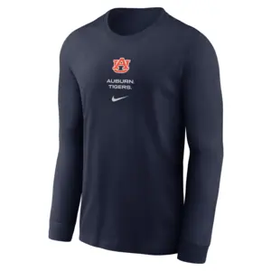 Nike Auburn Sideline Dri-fit College Long-sleeve T-shirt - Blue