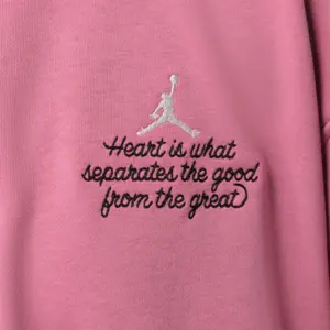 JORDAN Brooklyn Fleece Cropped 1/4-zip Top - Pink
