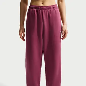 Nike Studio Fleece Weight High-rise Oversized Cuffed Pants