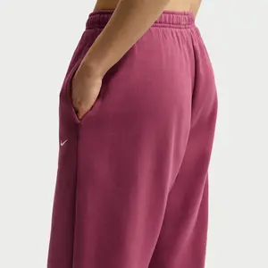 Nike Studio Fleece Weight High-rise Oversized Cuffed Pants