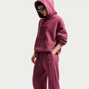 Nike Studio Fleece Weight High-rise Oversized Cuffed Pants
