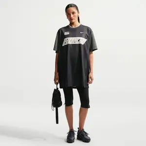 Nike Sportswear Oversized Jersey Mini Dress - Green