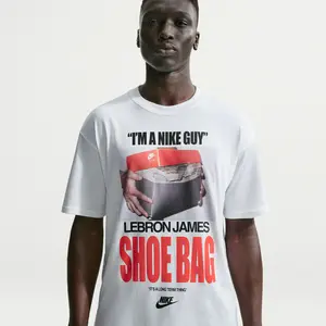 Nike Lebron "shoes Bag" Basketball T-shirt - White
