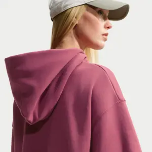 Nike Studio Fleece Medium Weight Oversized Cropped Hoodie