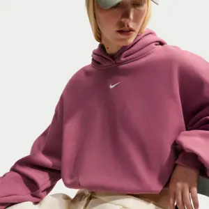 Nike Studio Fleece Medium Weight Oversized Cropped Hoodie