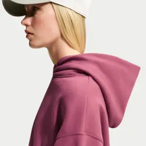 Nike Studio Fleece Medium Weight Oversized Cropped Hoodie