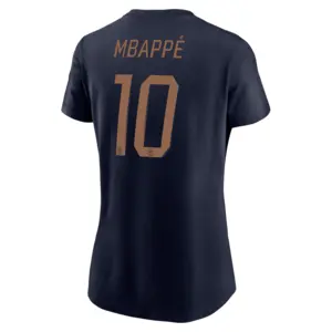 Nike Kylian Mbappé Fff Soccer T-shirt - Blue