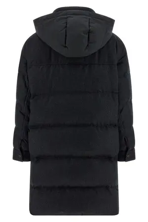 Brunello Cucinelli Long Quilted Down Jacket