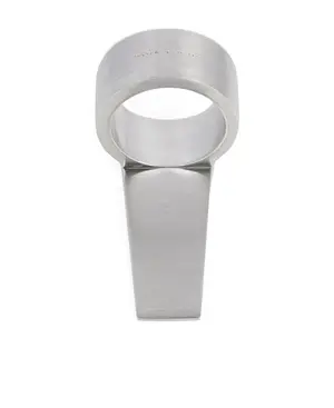 Rick Owens Runk Logo-engraved Ring