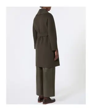 Max Mara Double-faced Wool Robe Coat