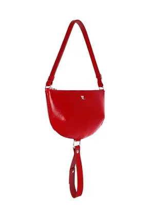 COURREGES Courrèges Holy Eclipse Naplack Leather Bag