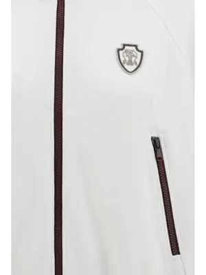 Brunello Cucinelli Full Zip Hoodie With Logo Detail
