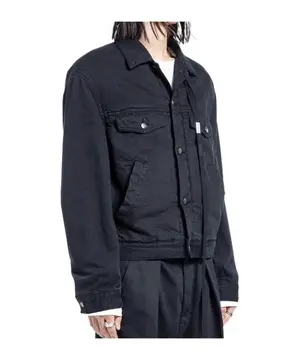 ANN DEMEULEMEESTER Long-sleeved Denim Jacket
