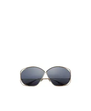 Dior Oversized Round Sunglasses - Green