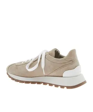 Brunello Cucinelli Round-toe Lace-up Trainers