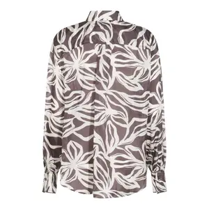 Brunello Cucinelli Printed Long-sleeve Shirt