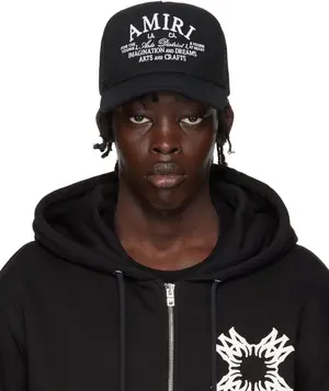 Amiri Arts District Trucker Cap - Black