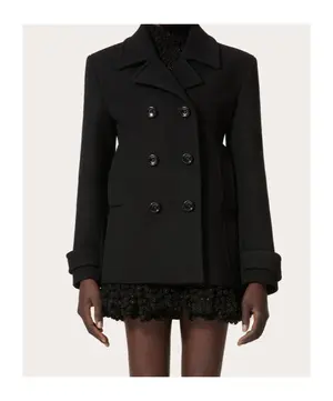 Valentino Garavani Double-breasted Long-sleeved Coat