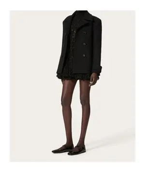 Valentino Garavani Double-breasted Long-sleeved Coat
