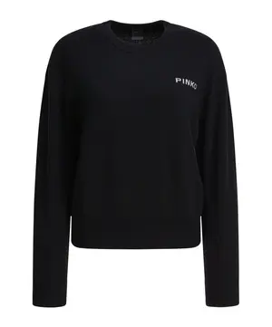 Pinko Martinica Logo Intarsia Jumper