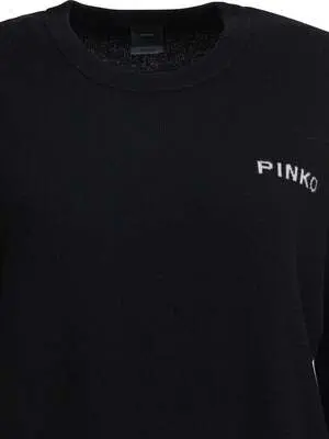 Pinko Martinica Logo Intarsia Jumper