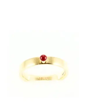 Celine Circle Ring - Yellow
