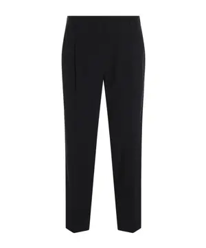 Brunello Cucinelli Tapered Trousers - Black