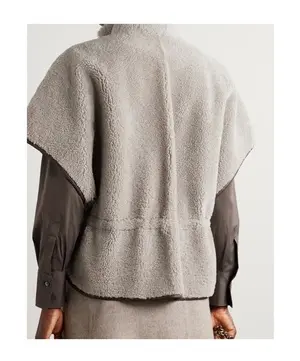 Brunello Cucinelli Zipped High Neck Jacket
