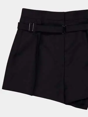 Prada Belted Blend Shorts