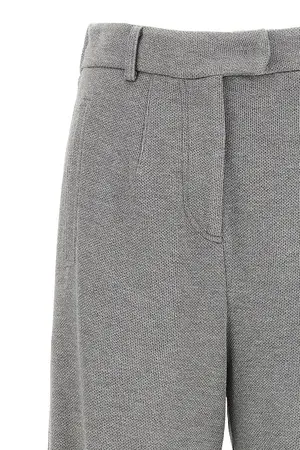 Brunello Cucinelli High-waisted Straight Leg Trousers