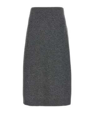 Brunello Cucinelli Knitted Midi Skirt