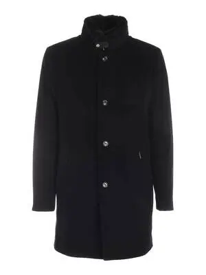 MOORER Bond-fur-le Single-breasted Padded Coat
