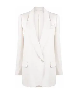 Brunello Cucinelli Single-breasted Tailored Blazer - White