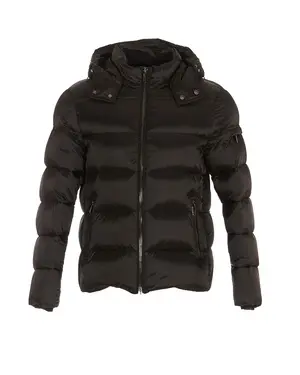 MOORER Brett-sh Hooded Down Jacket - Black